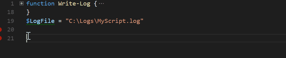 Improving a Write-Log function | BamShell